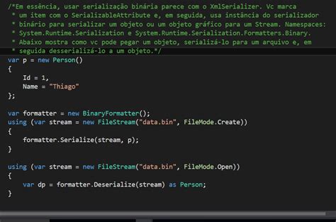 using binary serialization flashcards