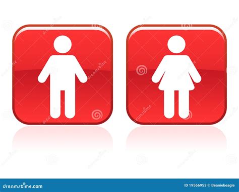Toilet Signs Funny Wc Man And Woman Direction Icons Restaurant Cafe