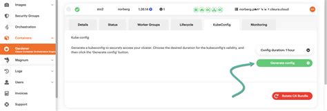 Managing A Kubernetes Cluster Cleura Docs