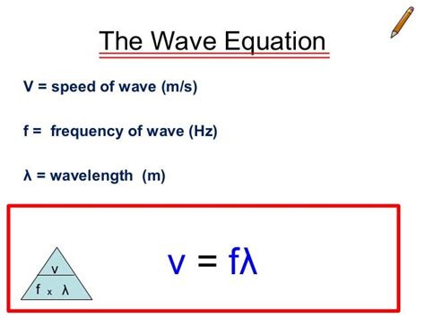 Wave Speed Formula