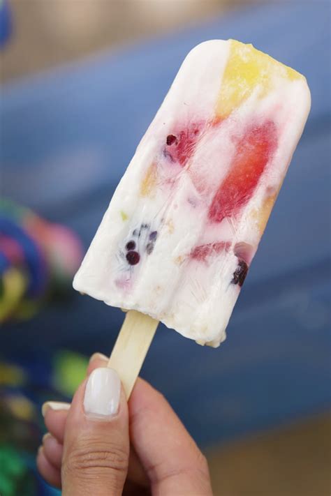 Greek Yogurt Popsicles Food Video Popsugar Food