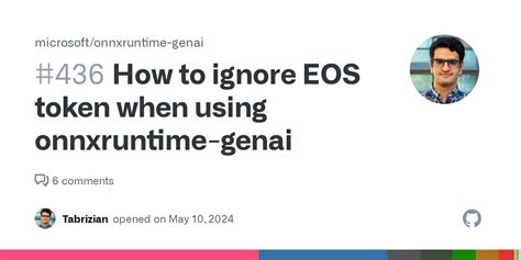 How To Ignore Eos Token When Using Onnxruntime Genai · Issue 436