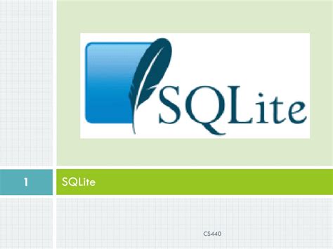 Ppt Sqlite Powerpoint Presentation Free Download Id5366367