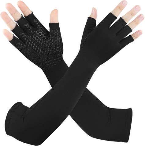 Zuscot Long Copper Compression Arthritis Gloves For Women