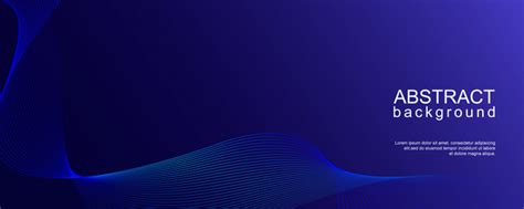 Abstract Background With Dynamic Flowing Lines Vector Image