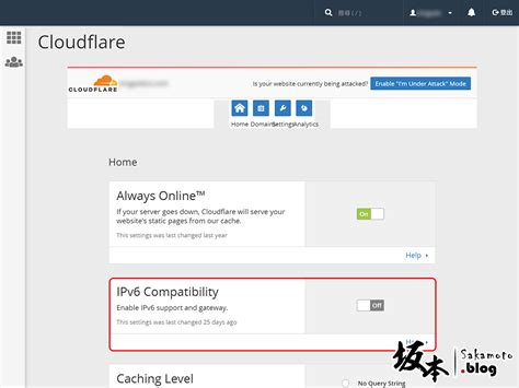 Cloudflare 如何關閉 Ipv6 Compatibility Sakamotoblog 探究科技未知領域