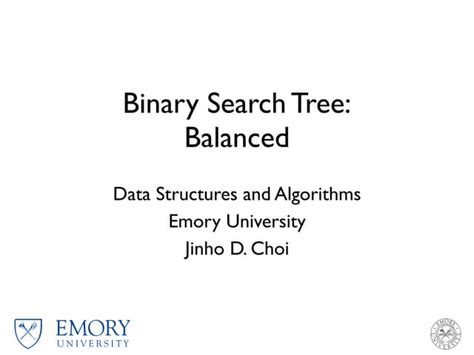 Cs323 Balanced Binary Search Trees Ppt