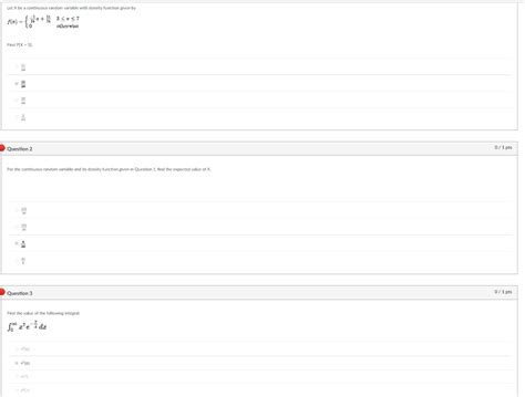 Solved Let X Be A Continuous Random Variable With Density Chegg