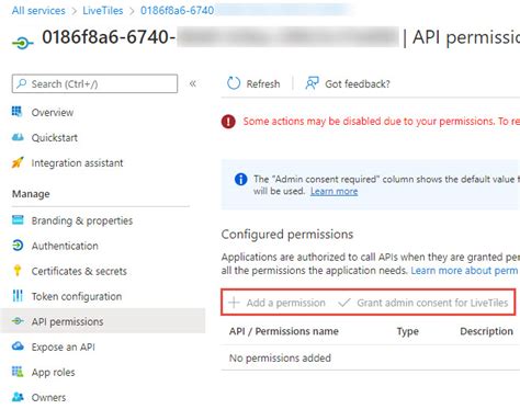 Update Enterprise Ad App Registration Permissions Knowledge Base
