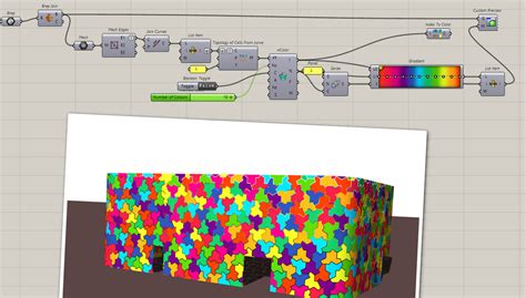 Randomly Select Objects And Create 4 Color Groups Grasshopper