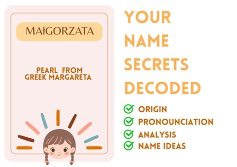 Ma Gorzata Catholic Girl Name Meaning And Pronunciation