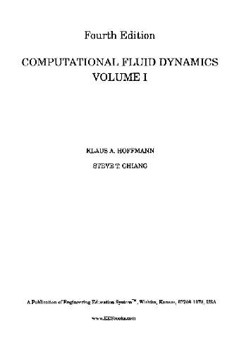 Solutions For Computational Fluid Dynamics 4th By Klaus A Hoffmann Steve T Chiang Book