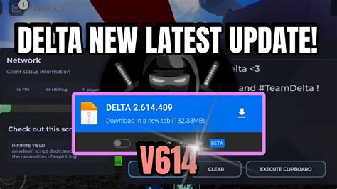 NEW DELTA EXECUTOR LASTEST VERSION V DELTA EXECUTOR MOBILE ROBLOX YouTube