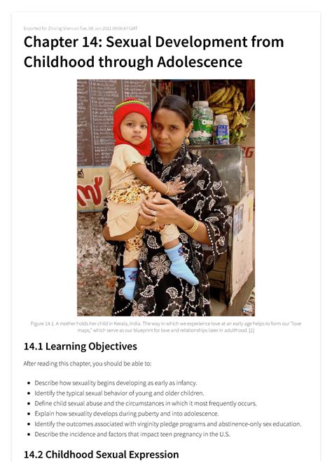 Textbook Range For Exam Human Sexuality Exported For Zhixing Shen On Tue Jun