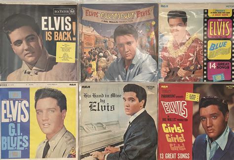 Lot 1253 Elvis Presley Orange Rca Victor Label