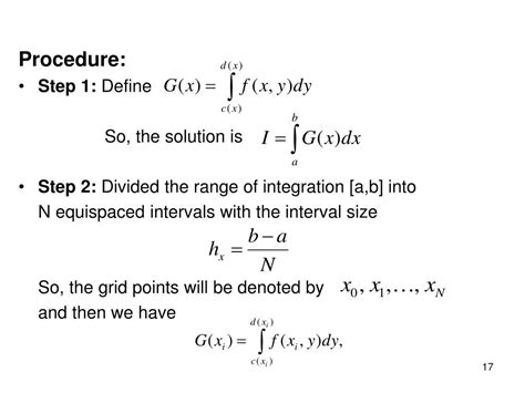 PPT NUMERICAL INTEGRATION PowerPoint Presentation Free Download ID