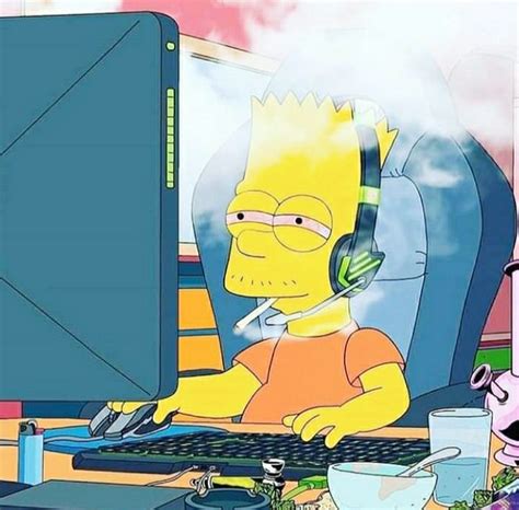 Create Meme Cartoon Bart The Gamer The Simpsons Pictures Meme