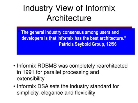 Ppt Informix Ids Vs Oracle A Competitive Comparison Powerpoint Presentation Id