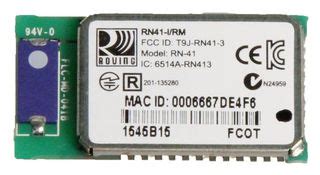 RN I RM MICROCHIP Class Bluetooth Radio Module With Integrated Ceramic RF Chip Antenna