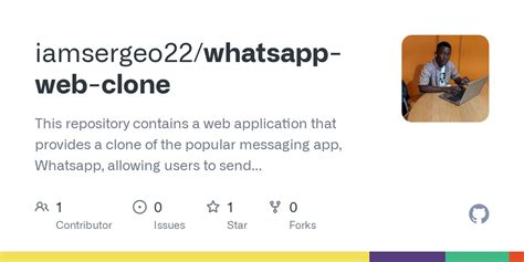 GitHub Iamsergeo22 Whatsapp Web Clone This Repository Contains A Web Application That