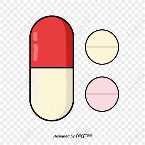 캡슐 및 원형 약 일러스트일주알약타원 Png 일러스트 무료 다운로드 Lovepik