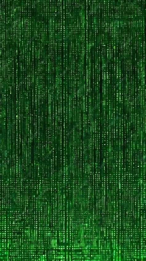 Premium Photo Digital Background Green Matrix Binary Computer Code Hacker Concept 3d Rendering