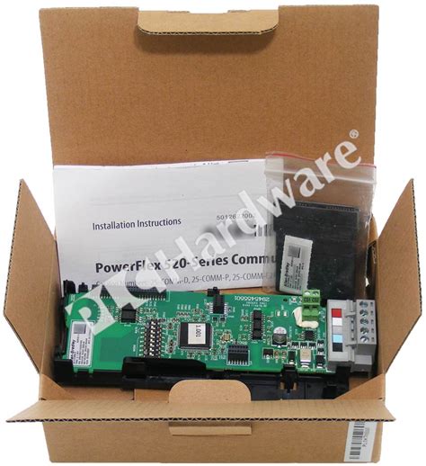Plc Hardware Allen Bradley 25 Comm D Powerflex 525 Devicenet Comm Adapter