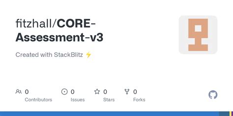 github fitzhall core assessment v3 created with stackblitz ⚡️