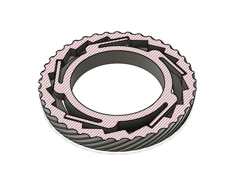 Clicking Ratchet Fidget Ring 20 Print In Place By Flup52 Download