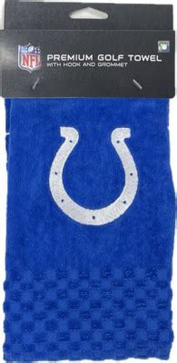 Nfl Indianapolis Colts Tri Fold Embroidered Golf Towel Royal Ebay