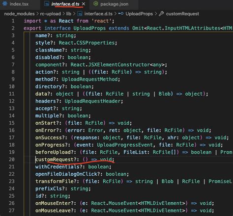 Upload Customrequst Type Defined Error · Issue 278 · React Componentupload · Github