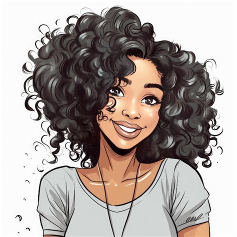 How To Draw Curly Hair For Girls