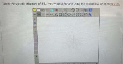 Solved Draw The Skeletal Structure Of
