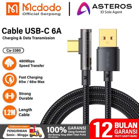 Jual Mcdodo Kabel Data Xiaomi Redmi Turbo Charge Usb Type C 6a 33w 67w 120w Ca 3380 6a Di