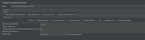 How To Extract Response From Jmeter Where There Is No Field And Only