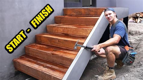 How To Build Stairs The Complete Job From Start To Finish YouTube