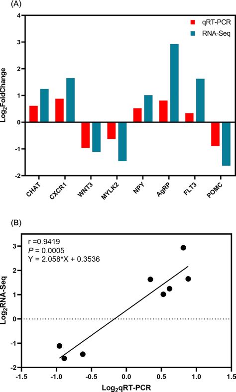 Validation Of The Mrna Expression Levels For Selected Transcripts A Download Scientific