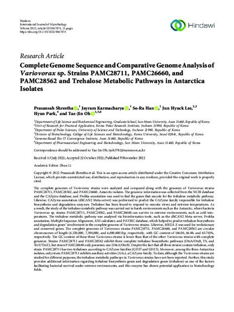 Pdf Complete Genome Sequence And Comparative Genome Analysis Of
