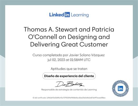 Javier Solano Vázquez On Linkedin Certificate Of Completion