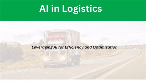 Artificial Intelligence In Logistics Pdf