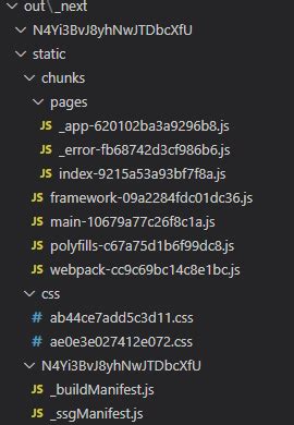 Next Export Does Not Generate Any Html Files In Out Dir Issue Vercel Next Js Github