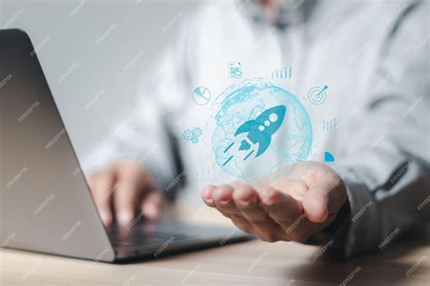 Premium Photo Big Data Analytics And Business Intelligence Concept Businessman Holding Global