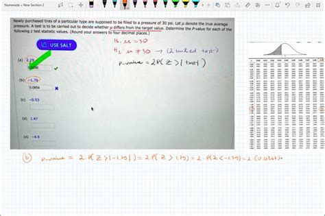 Solved Newly Purchased Tires Of A Particular Type Are Supposed To Be Filled With A Pressure Of