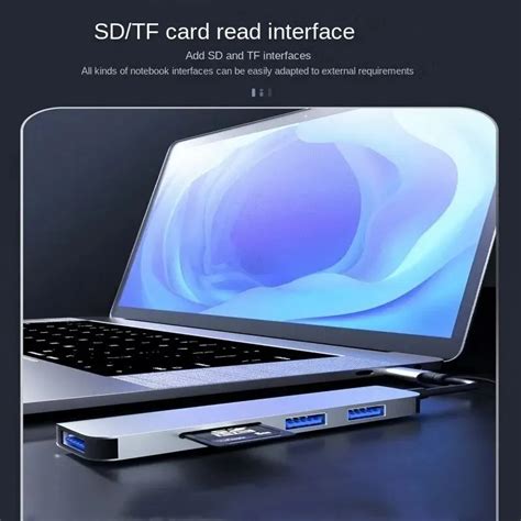 Type C In Docking Stationhub Dual Head Splitter Hub Multifunction Extender Docking Station