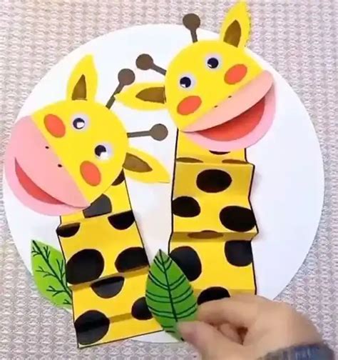 کاردستی با کاغذ رنگی ساده برای کودکان کاردستی دخترانه و پسرانه