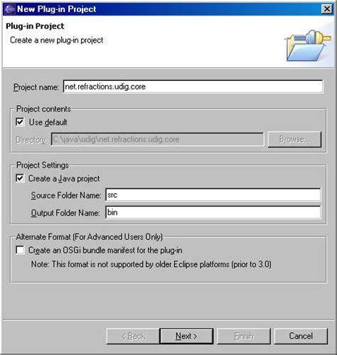 Creating A Plugin — Udig 140 Developers Guide