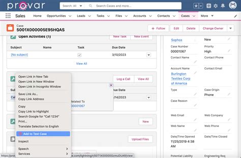 List And Table Testing Provar Documentation