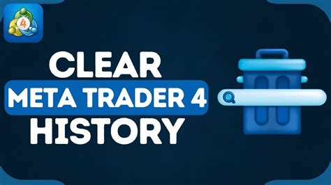 How To Clear History On Metatrader 4 Delete Mt4 History Youtube