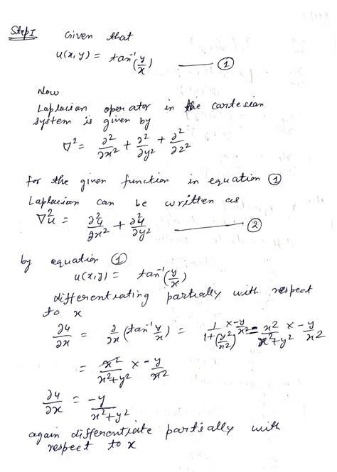 Answered Compute The Laplacian Of Ux₁y Fan¹ 2 The Frienction
