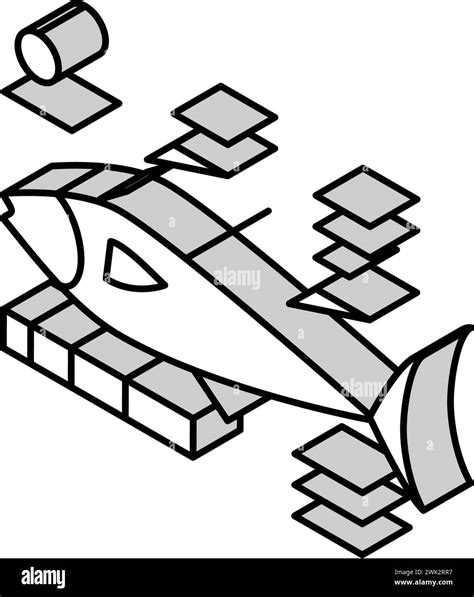 Tuna Fish Characteristics Isometric Icon Vector Illustration Stock